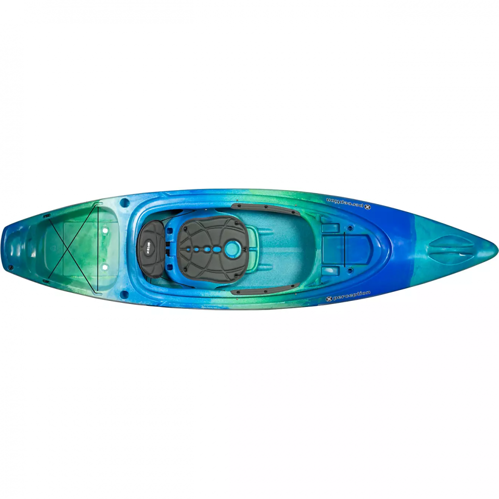 Perception Sound 9.5 Deja Vu Sit-Inside Recreational Kayak - Water ...