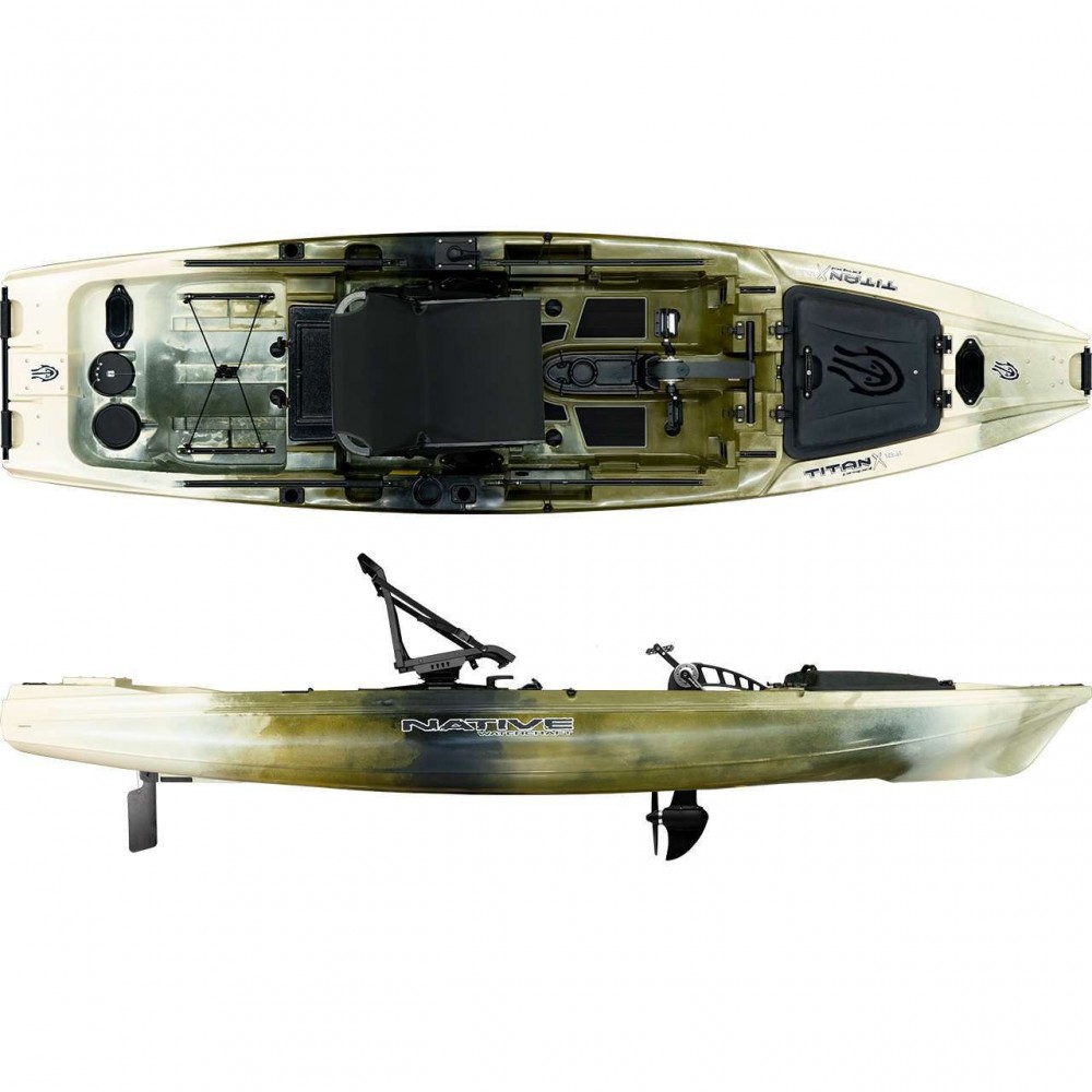 Native Watercraft Titan X Propel 12.5 Sit On Top Pedal Kayak - Water ...