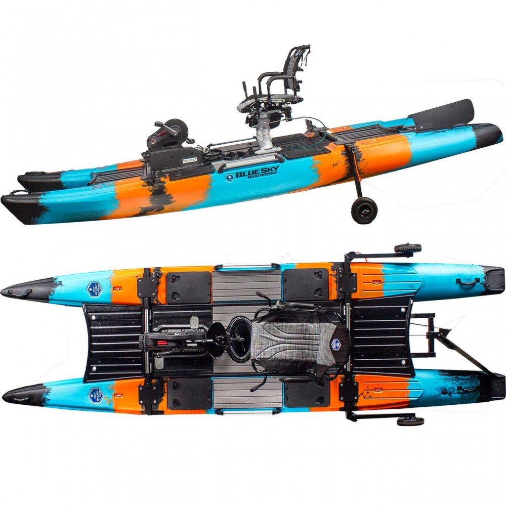 Blue Sky Boatworks 360 Angler | Twin-Hull Pedal Fishing Kayak