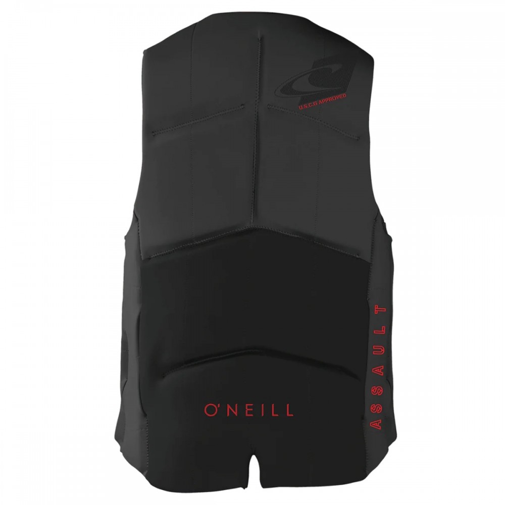 O'Neill Assault CGA Life Jacket in Black/Graphite - Watersportequip